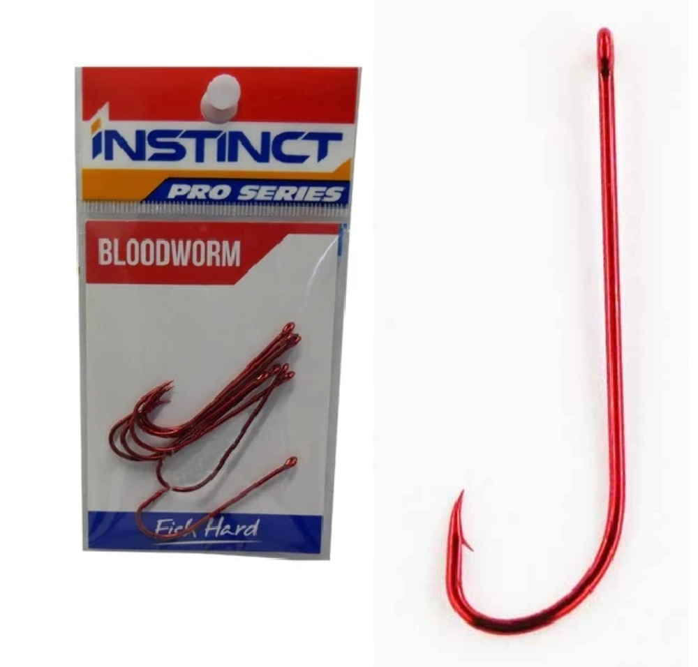 Instinct Pro Hook Bloodworm Red – Rod & Rifle Tackleworld